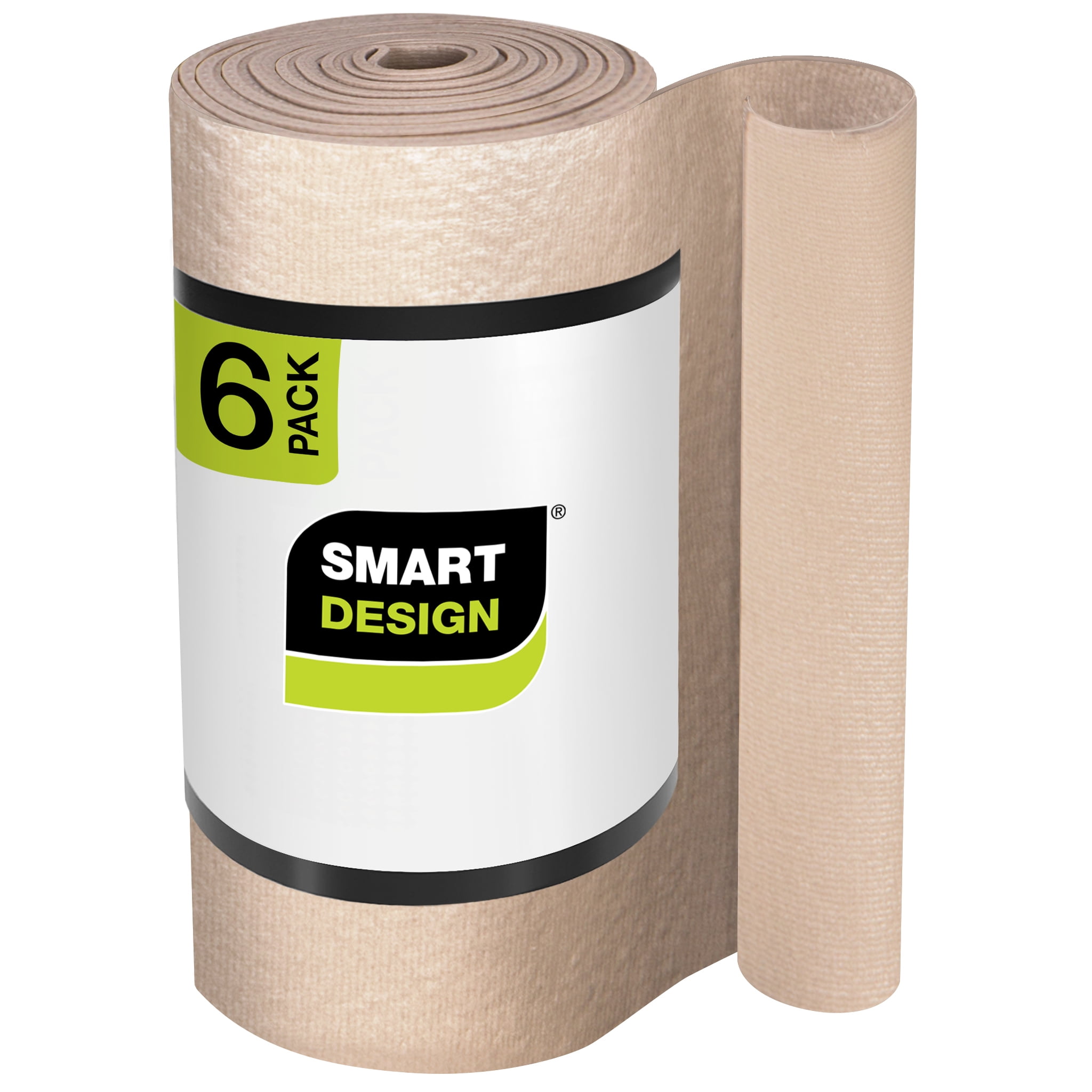 Smart Design Shelf Liner Master Solid Grip - 18 inch x 24 feet - Taupe ...