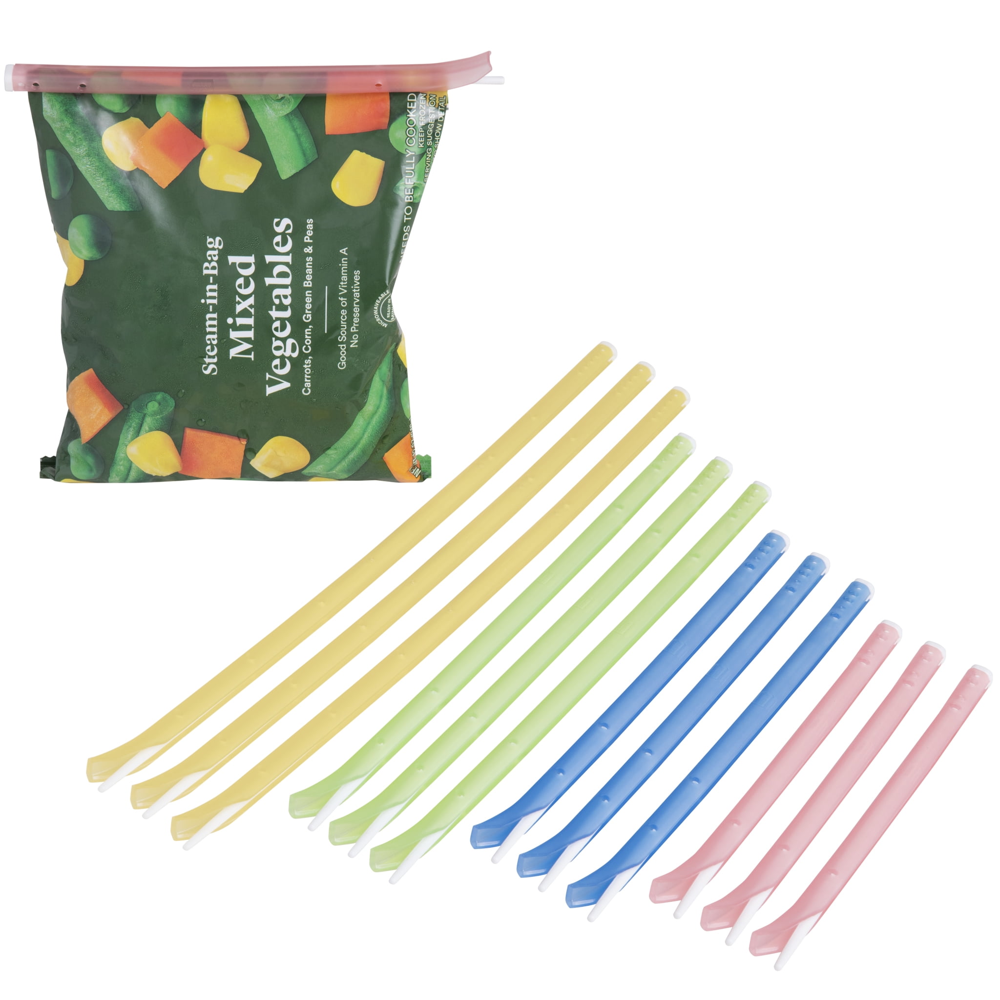 Smart Design Smart Stiks Food Seal Clips - Set of 12 - Airtight Chip ...