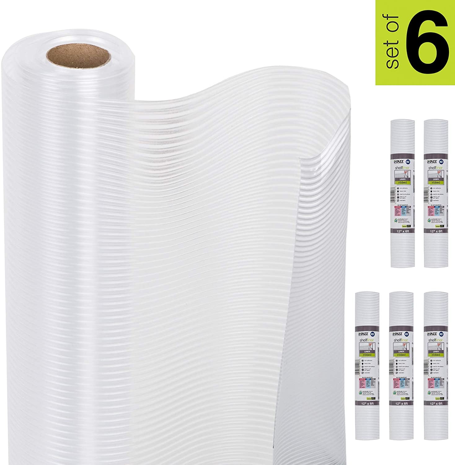 Smart Design Heavy Duty Wire Rack Shelf Liner for Cabinets - 12 Inch x ...