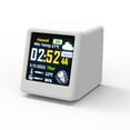 Smart Desktop Clock 1.54" Screen Desktop Smart Weather Station LED LCD ...
