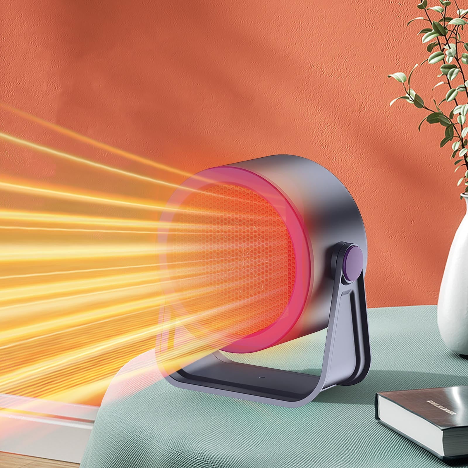 Smart Desktop Heater – Portable 110V Energy-Saving Mini Heater with ...