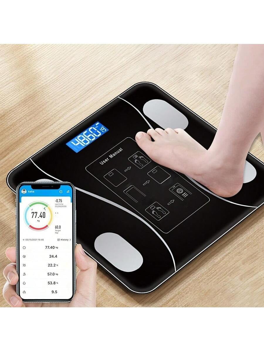 Smart Digital Bathroom Scale With LCD Display And Mobile Application ...