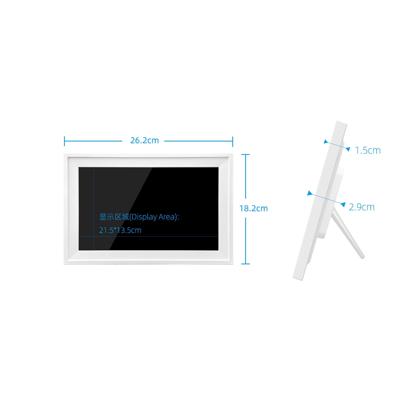 Smart Digital Calendar Photo Frame, WiFi Electronic Frame for Photos ...