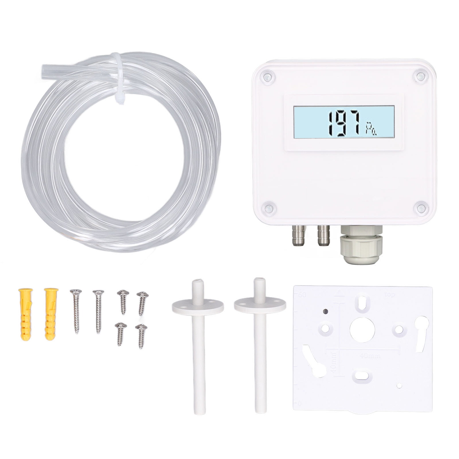 Smart Digital Display Micro Differential Pressure Transmitter - Air ...