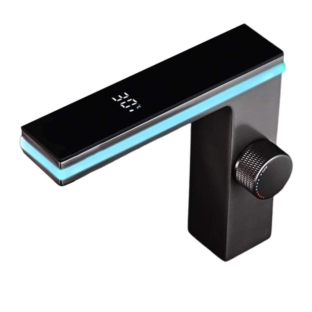 Smart Digital Faucet with LED Display for Hot and Cold Water Control ...
