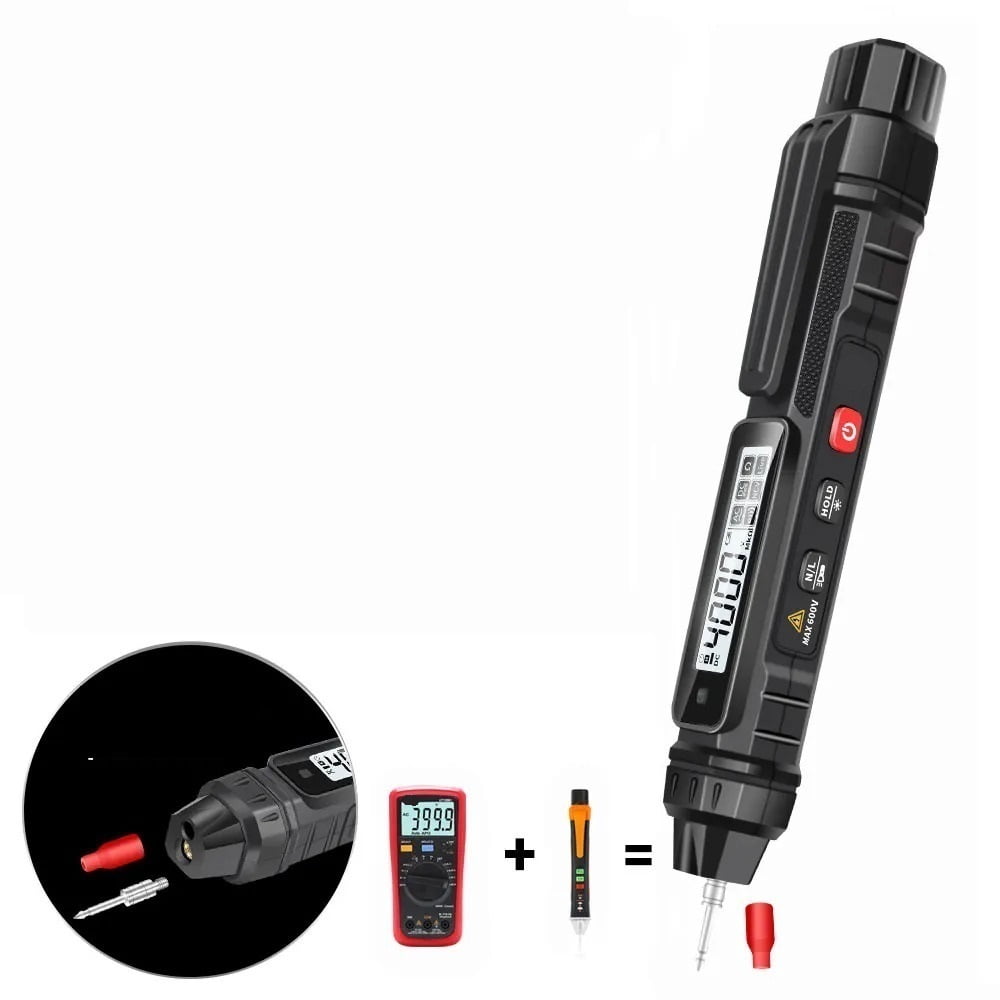 Smart Digital Multimeter 4000 Counts Non Contact High Precision Voltage ...