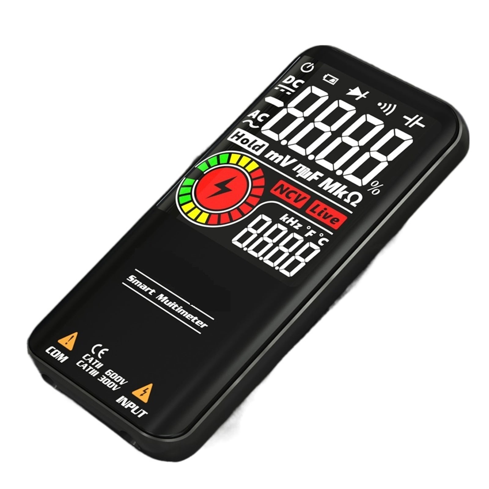 Smart Digital Multimeter Profesional 9999 EMF Multitester DC AC Voltage ...