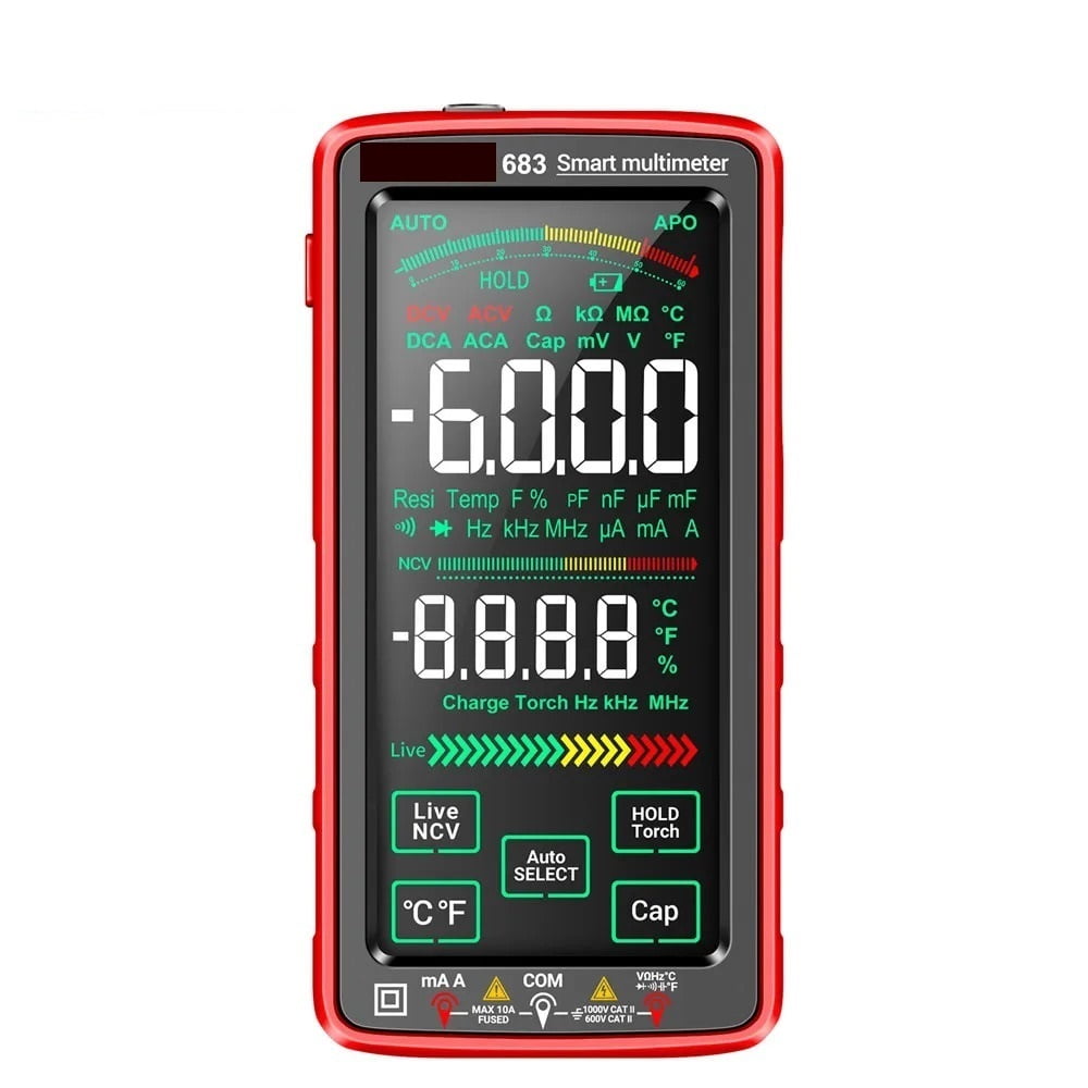 Smart Digital Multimeter Touch Screen Ammeter Voltage Tester ...