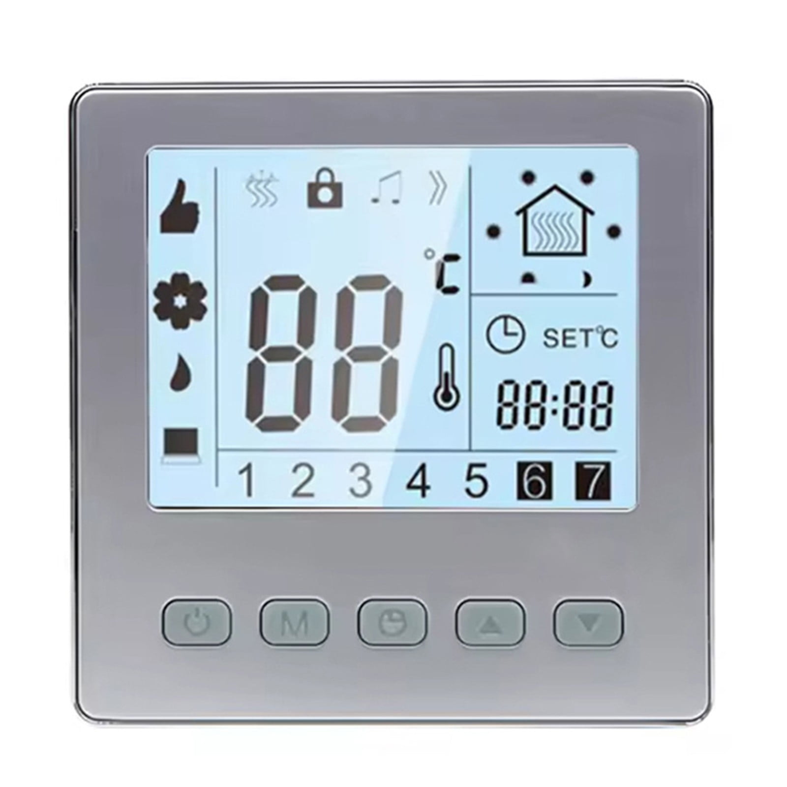Smart Digital Thermostat for Programmable Temperature Control with ...