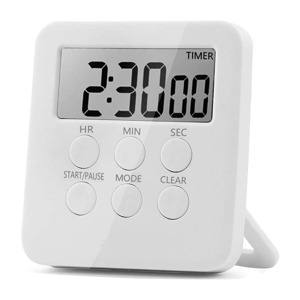 Smart Digital Timer, Loud/Silent Switch with Large LED Display, Perfect ...