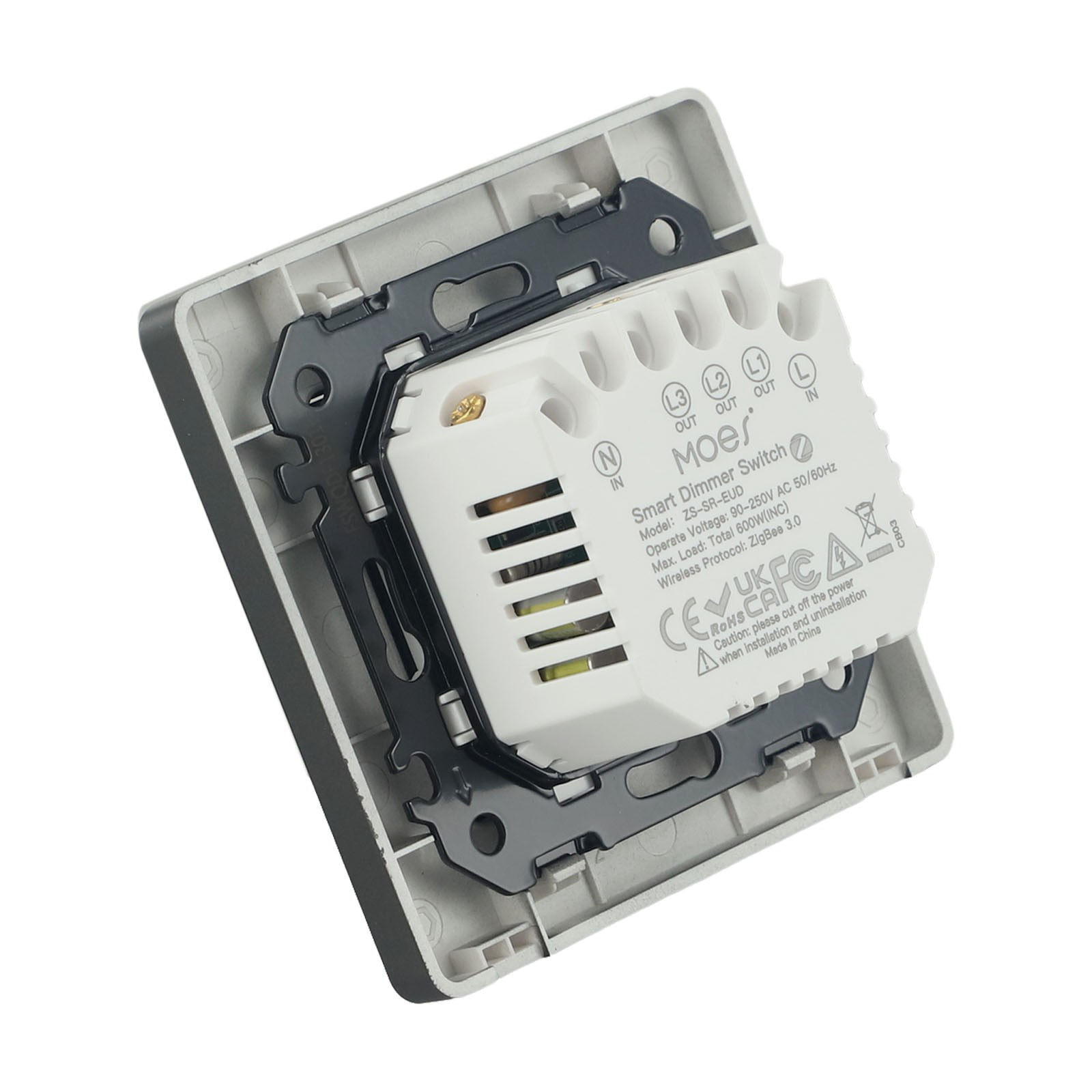 Smart Dimmer Switch For ZigBee Light Dimming APP Dimmable 1-3Gang ...