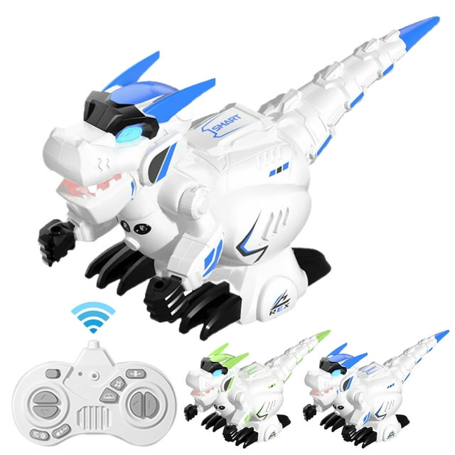 Smart Dinosaur Toy with LED Lights Sound Effects Remote 360 Degree ...