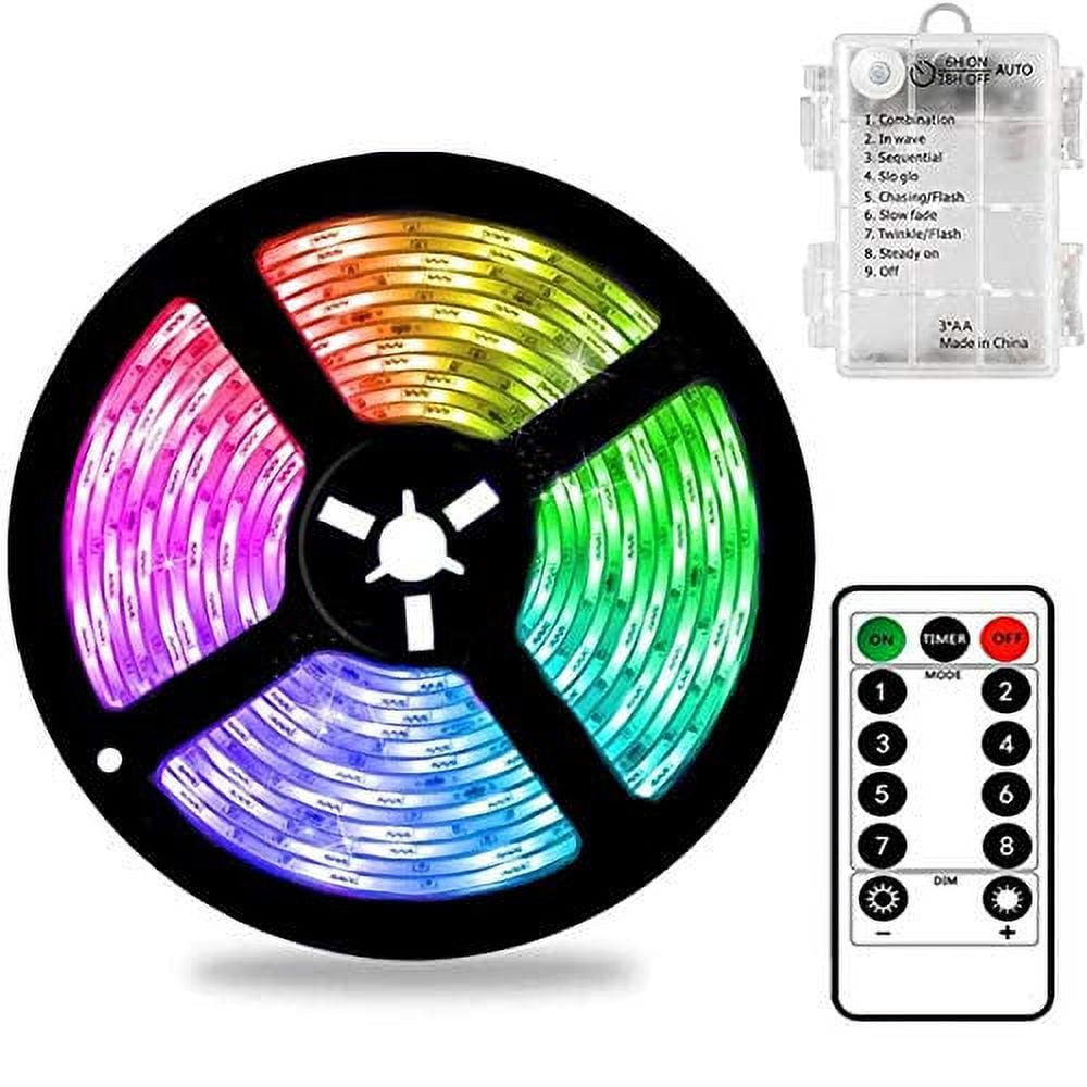 Smart Direct Indoor/Outdoor 3M Battery Operated Led Strip Lights ...