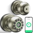 Smart Door Knob Fingerprint Door Lock 4-in-1 Keyless Entry (Fingerprint ...