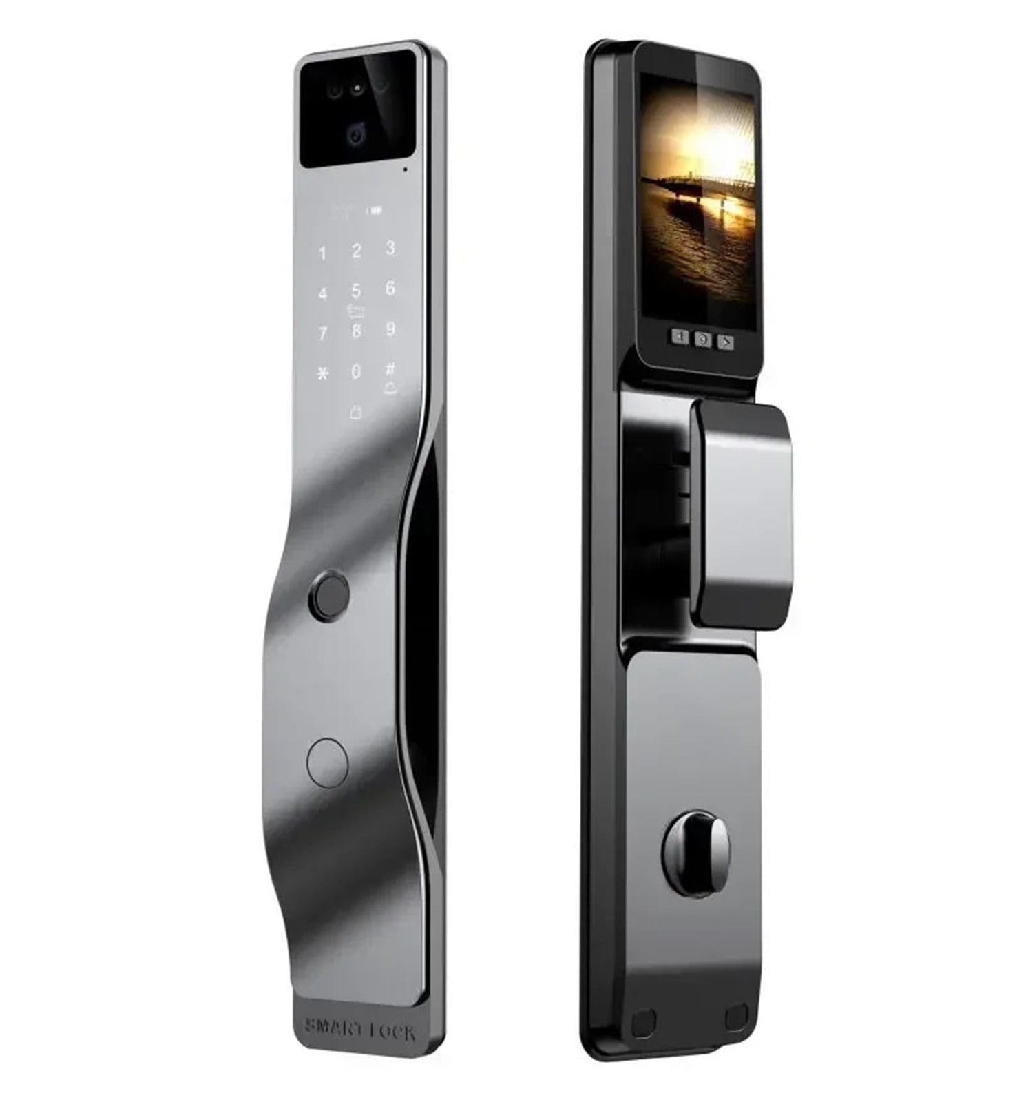 Smart Door Lock 3D Face Recognition Smart Home Door Lock WiFi NFC ...