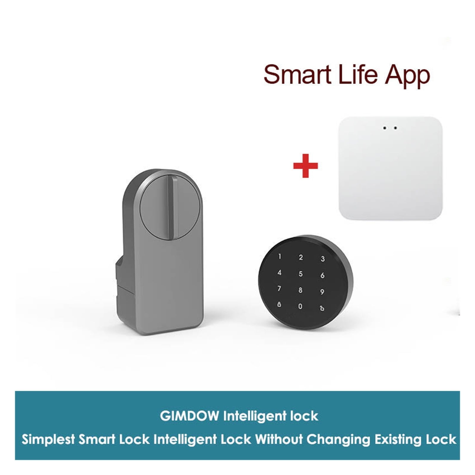 Smart Door Lock Digital Password Bluetooth-compatible Intelligent ...