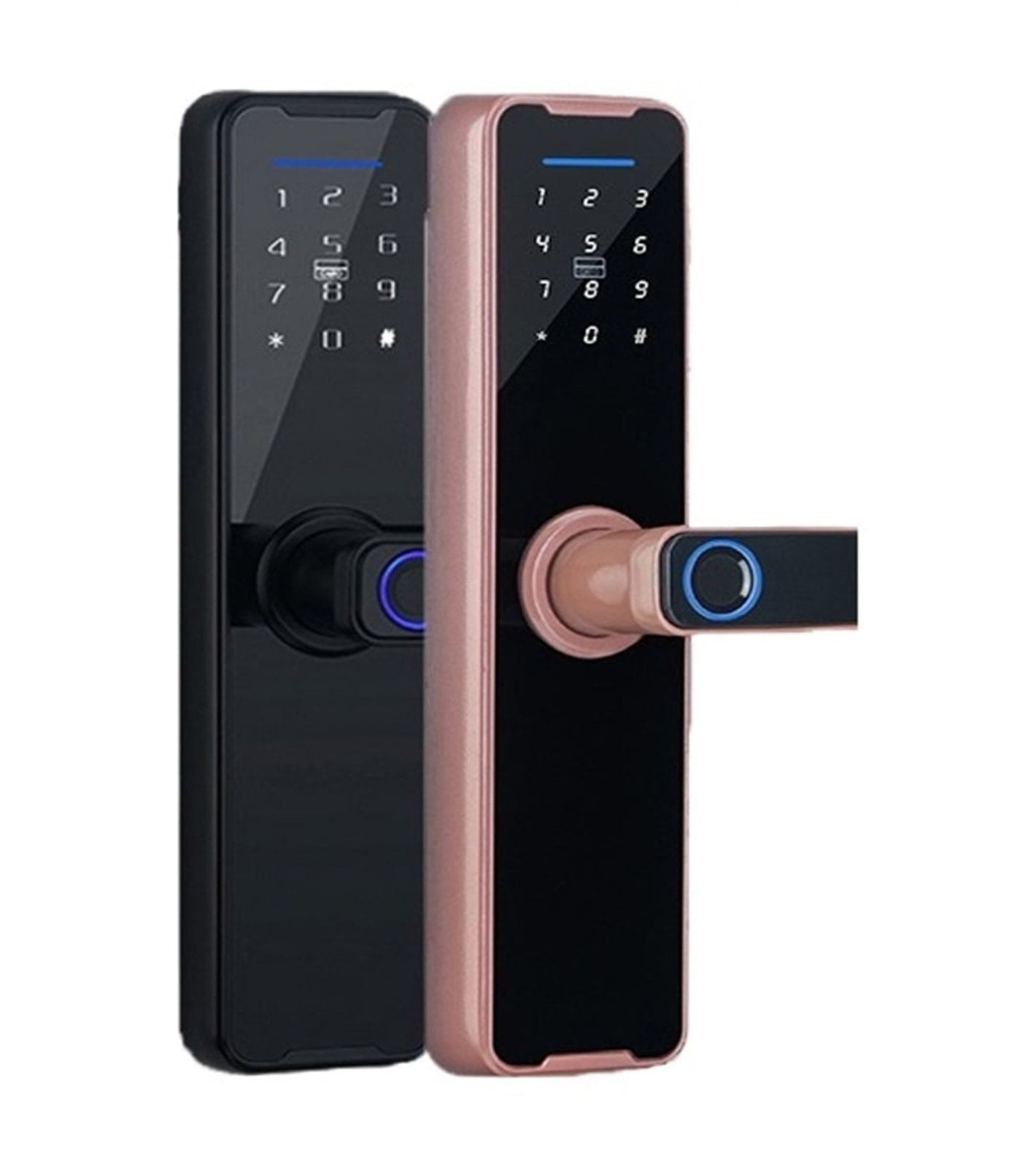 Smart Door Lock Fingerprint Biometric Lock Bluetooth Remote Unlock ...