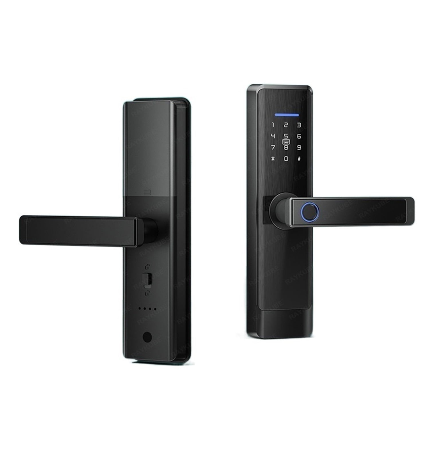 Smart Door Lock Tuya APP Fingerprint Digit Intelligence Electric 5 ...