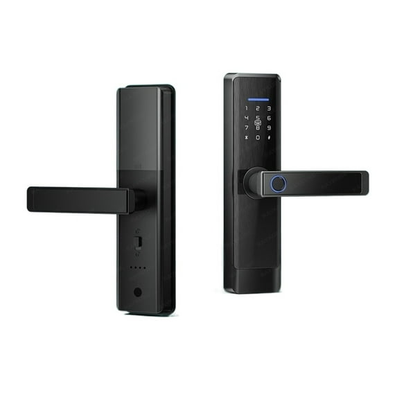 Smart Door Lock Tuya APP Fingerprint Digit Intelligence Electric 5 Unlock Method Support 8 ...