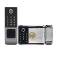 Smart Door Lock Waterproof Fingerprint Keypad RFID Card Remote Unlock ...