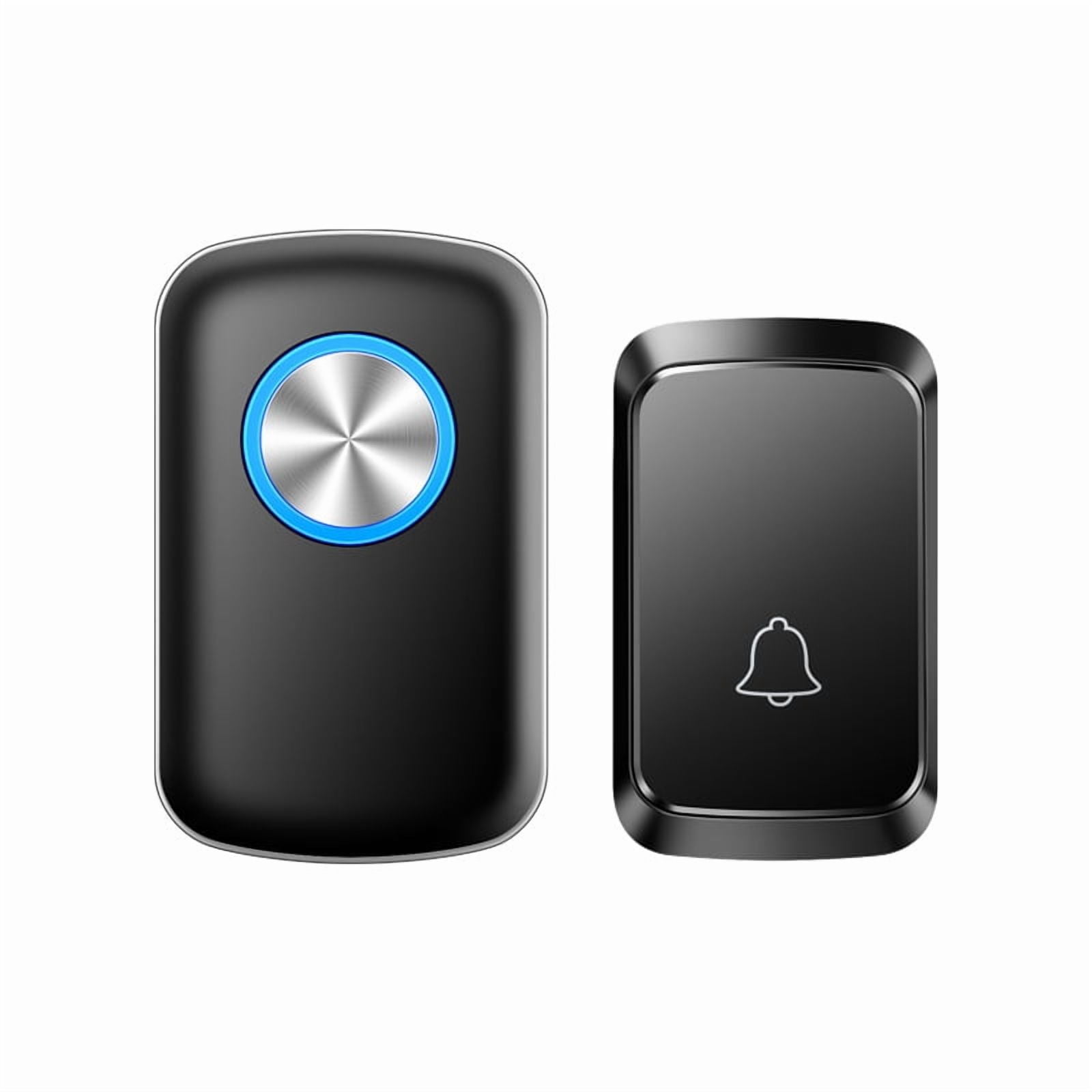 Smart Doorbell Battery Type Door Bell 300M Remote Range 60 Songs Call ...