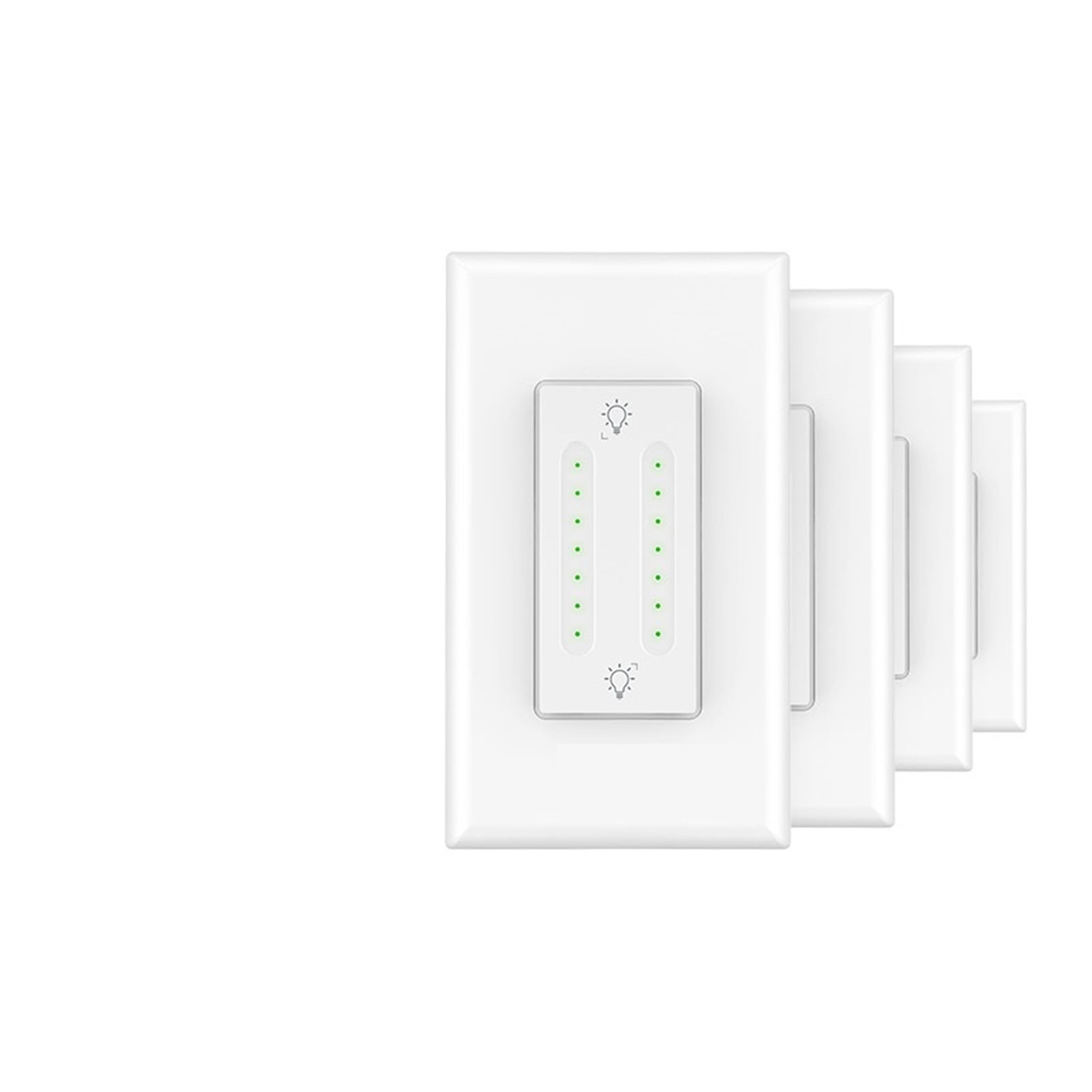 Smart Dual Dimmer Switch One Switch Touch Control Work Assistant 2.4Ghz ...