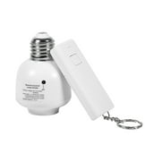 XISAOK HOT E27 Screw Wireless Remote Control Light Lamp Bulb Holder Cap ...