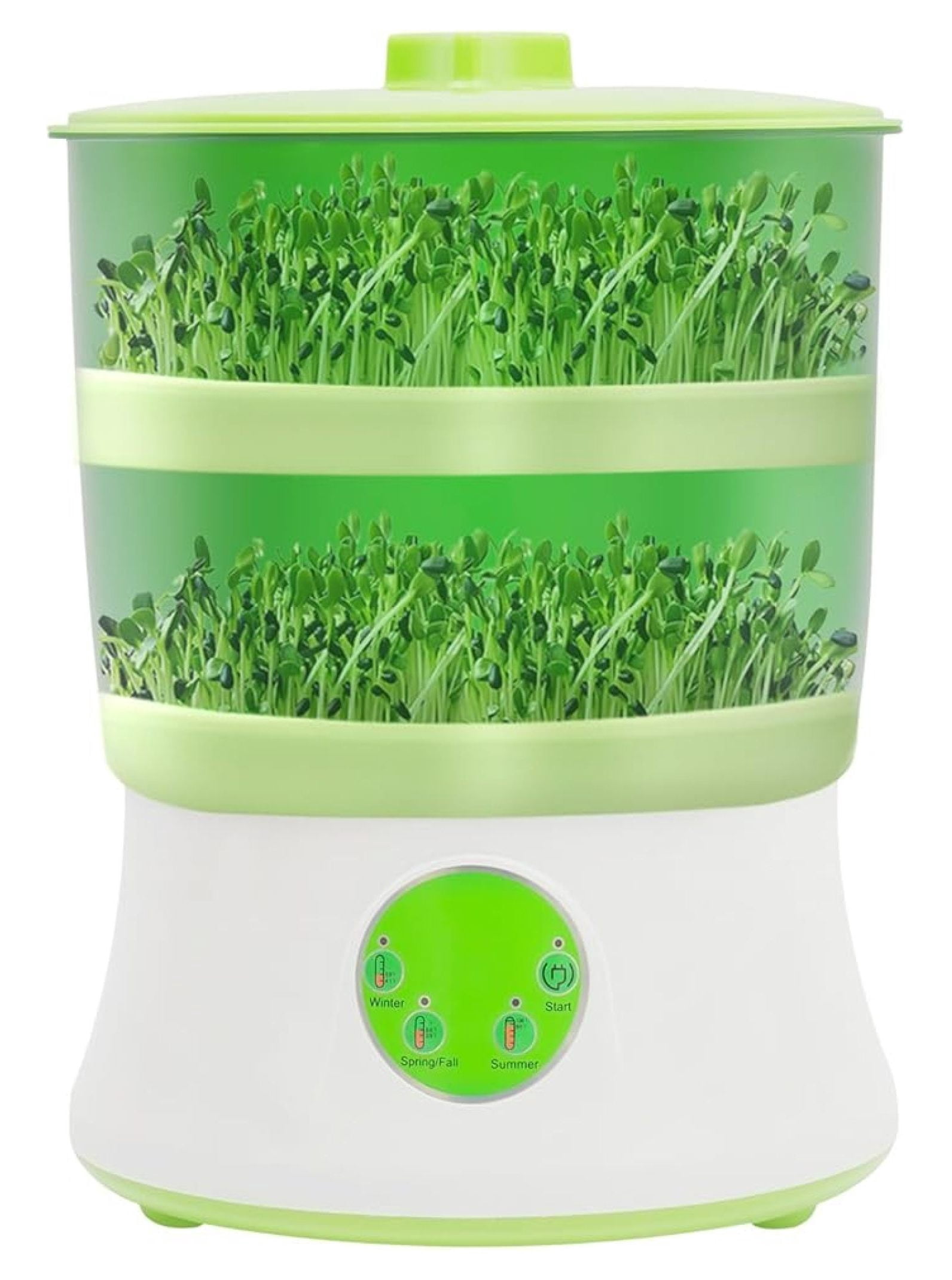 Smart Electric Bean Sprouter, 2-Layer Automatic Sprout Maker with ...