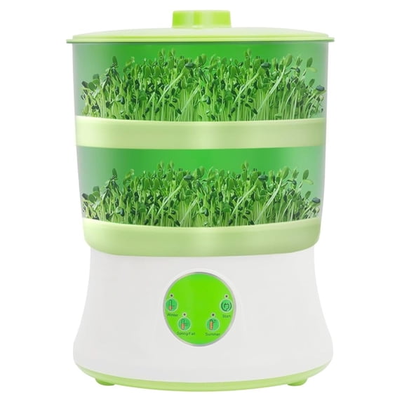 Smart Electric Bean Sprouter, 2-Layer Automatic Sprout Maker with ...