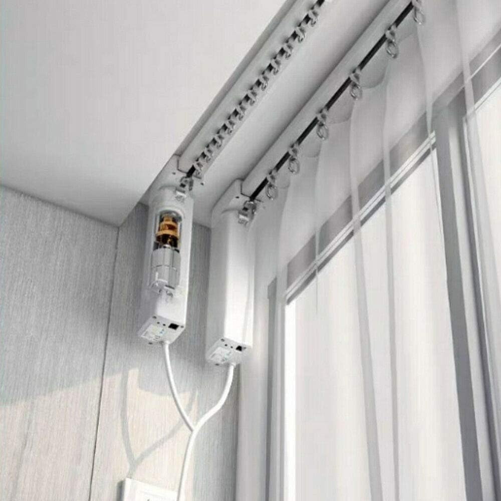 Smart Electric Celling Curtain Tracks with Remote Control Drapery ...