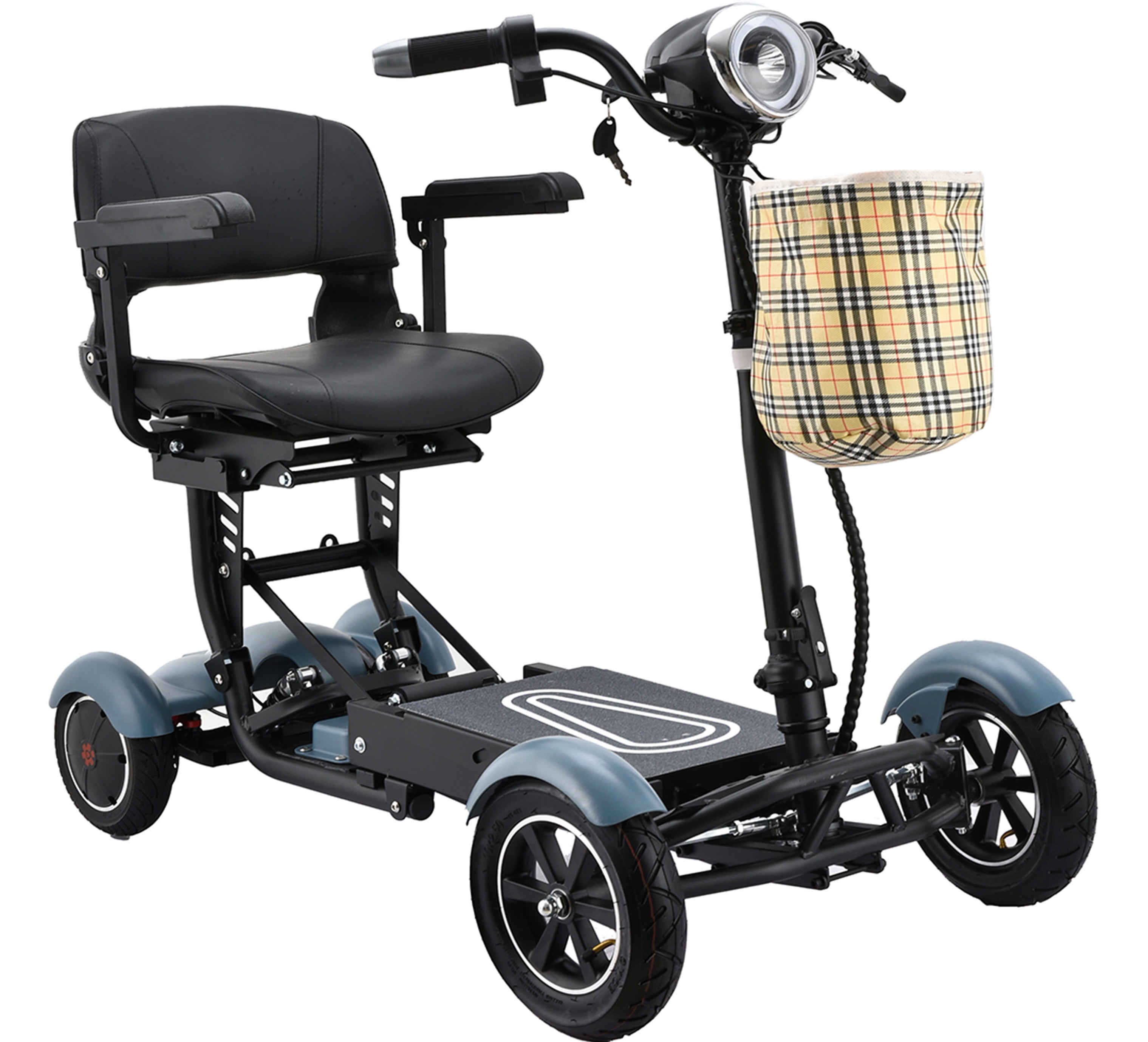 Smart Electric Mobility Scooter, Wide Seat Lightweight Easy Travel ...