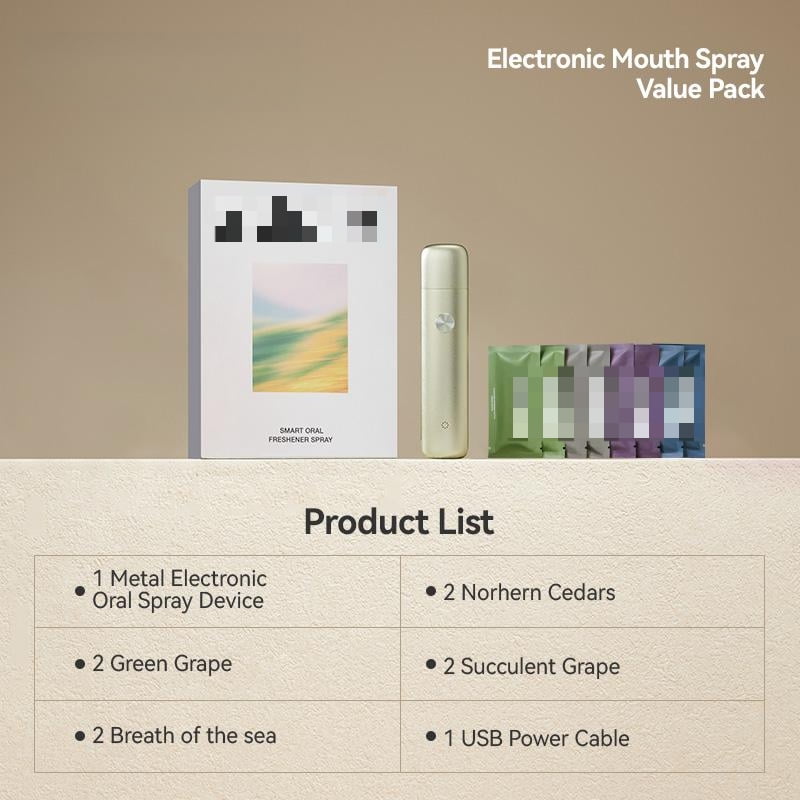 Smart Electric Oral Spray, Breath Freshener, Rechargeable OralCare Mist ...