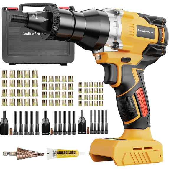 Smart Electric Rivet Nut Tool Kit for DEWALT 20V Max Battery, Cordless ...