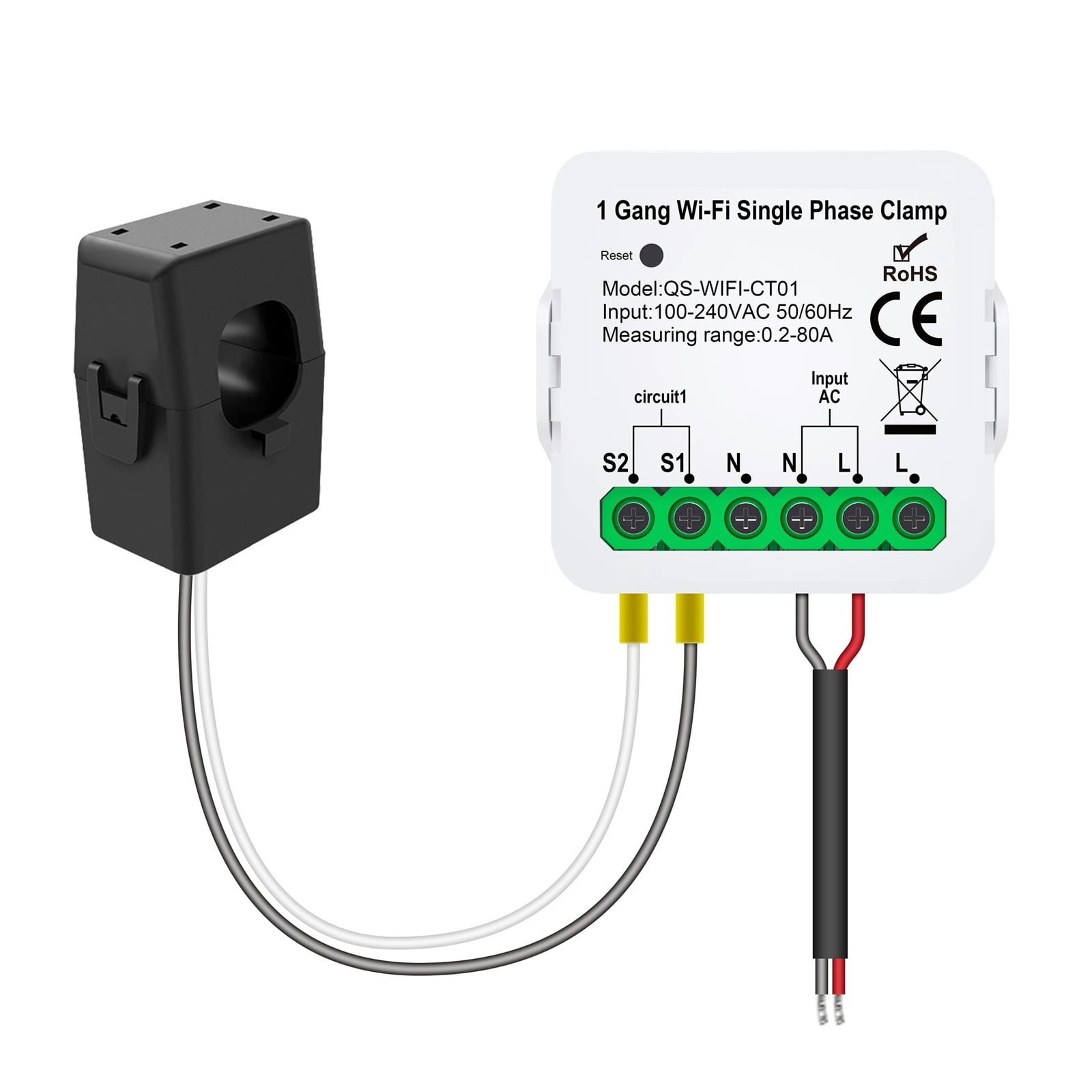 Smart Electricity Meter, Power Meter APP, Intelligent Power Monitoring DSV - Walmart.com
