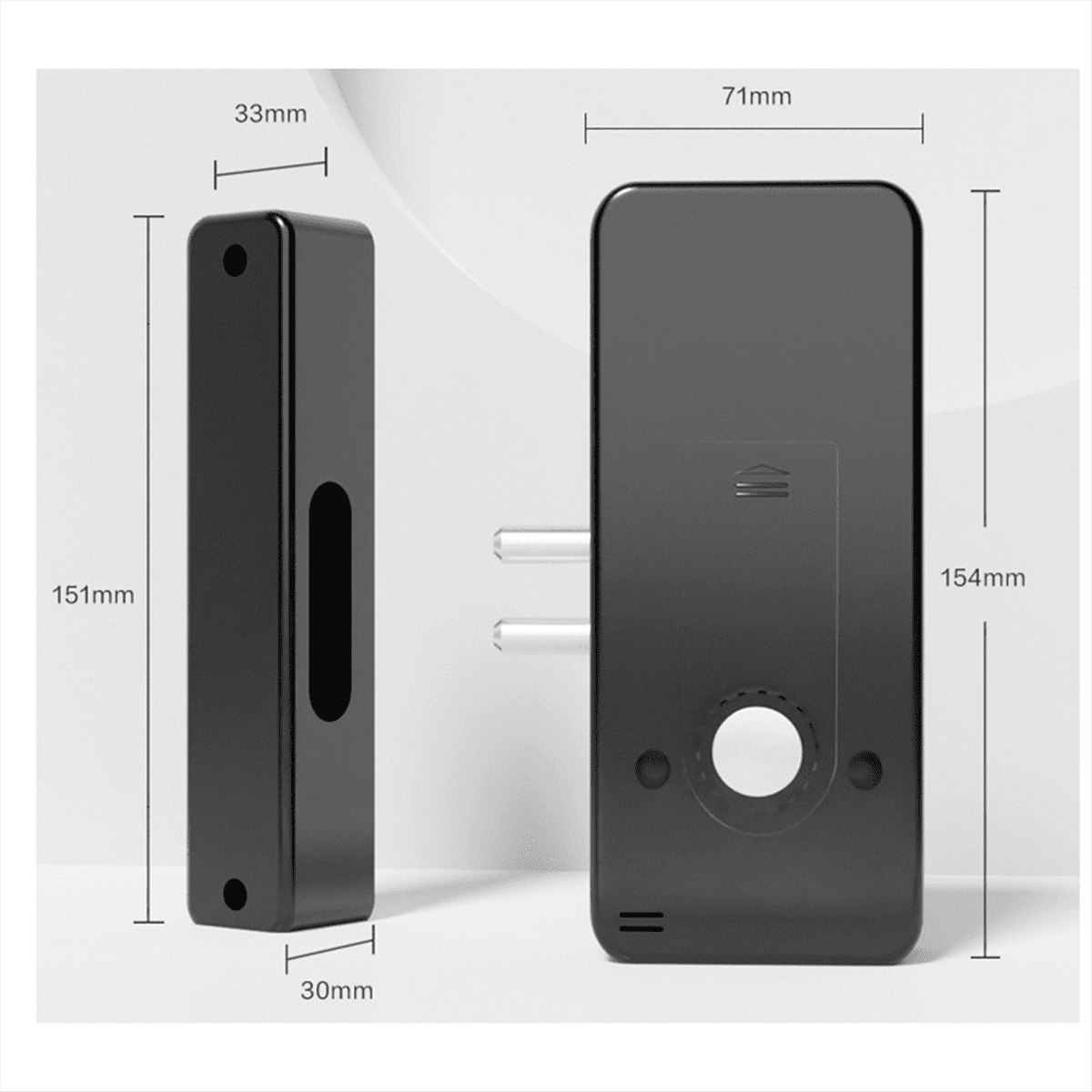 Smart Electron Lock App Bluetooth Punch-Free Door Non-Destructive ...