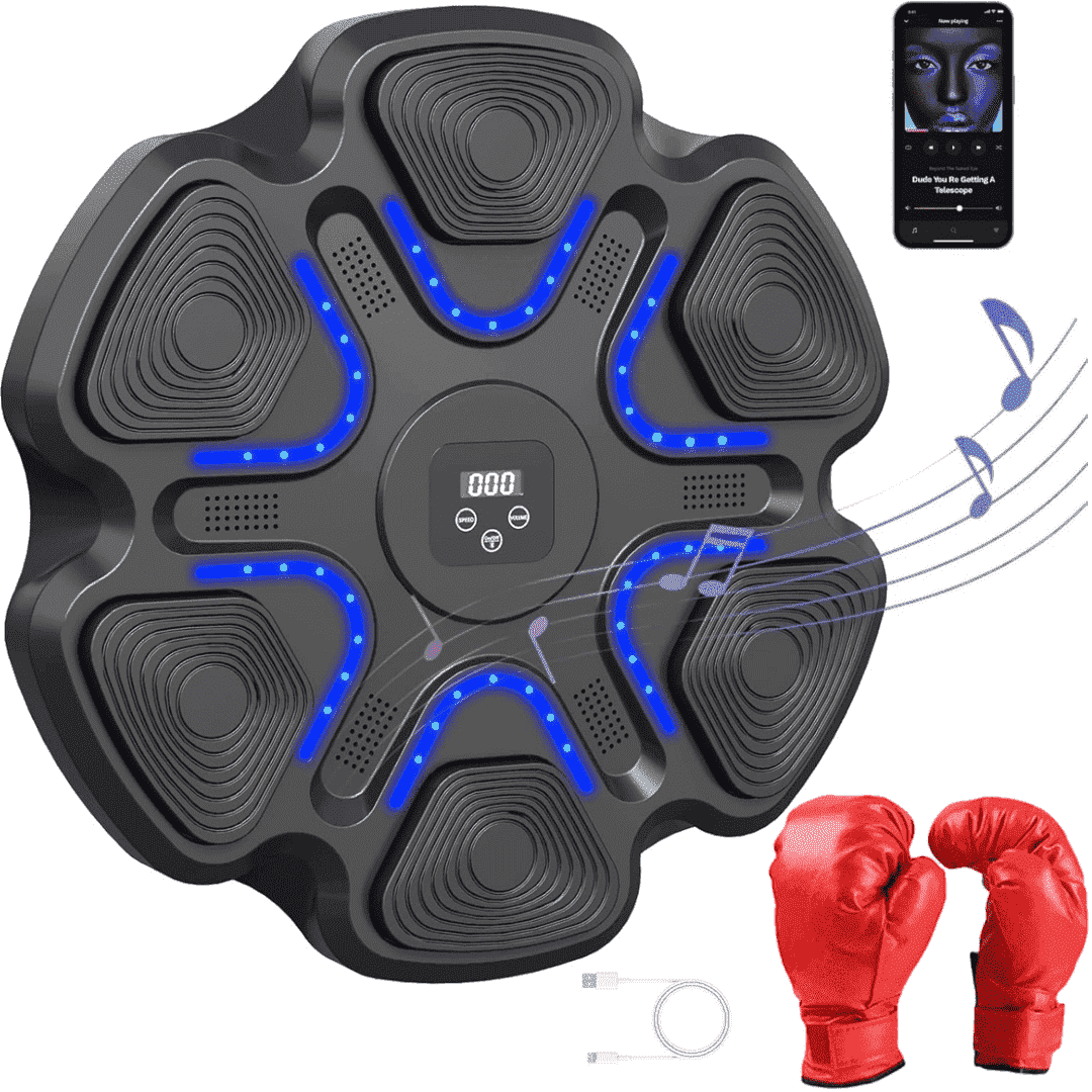 Eotvia Smart Electronic Music Boxing Machine, Wall Mounted Boxing ...