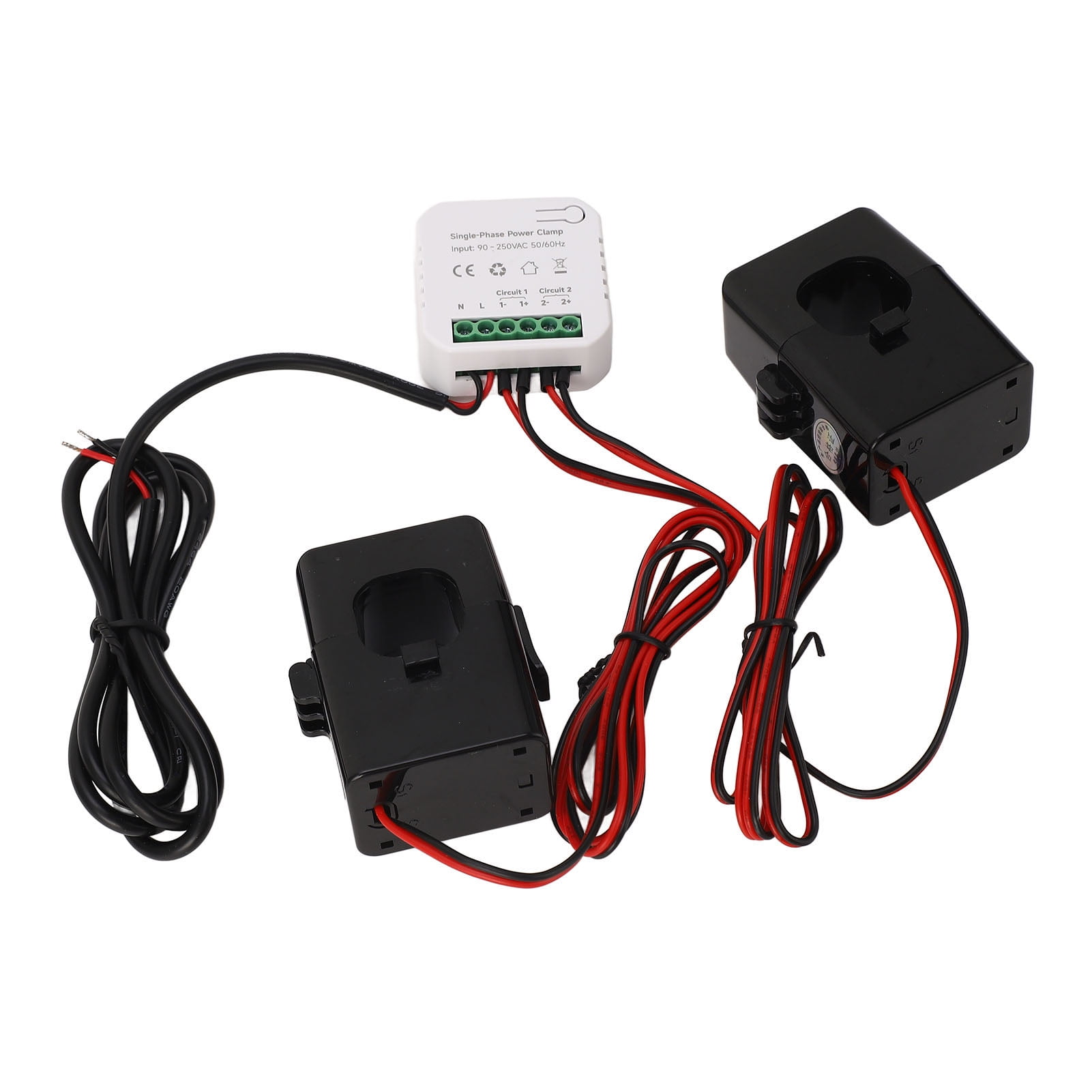 Smart Energy Meter APP Monitoring Power Electricity Monitor with 2x200A ...