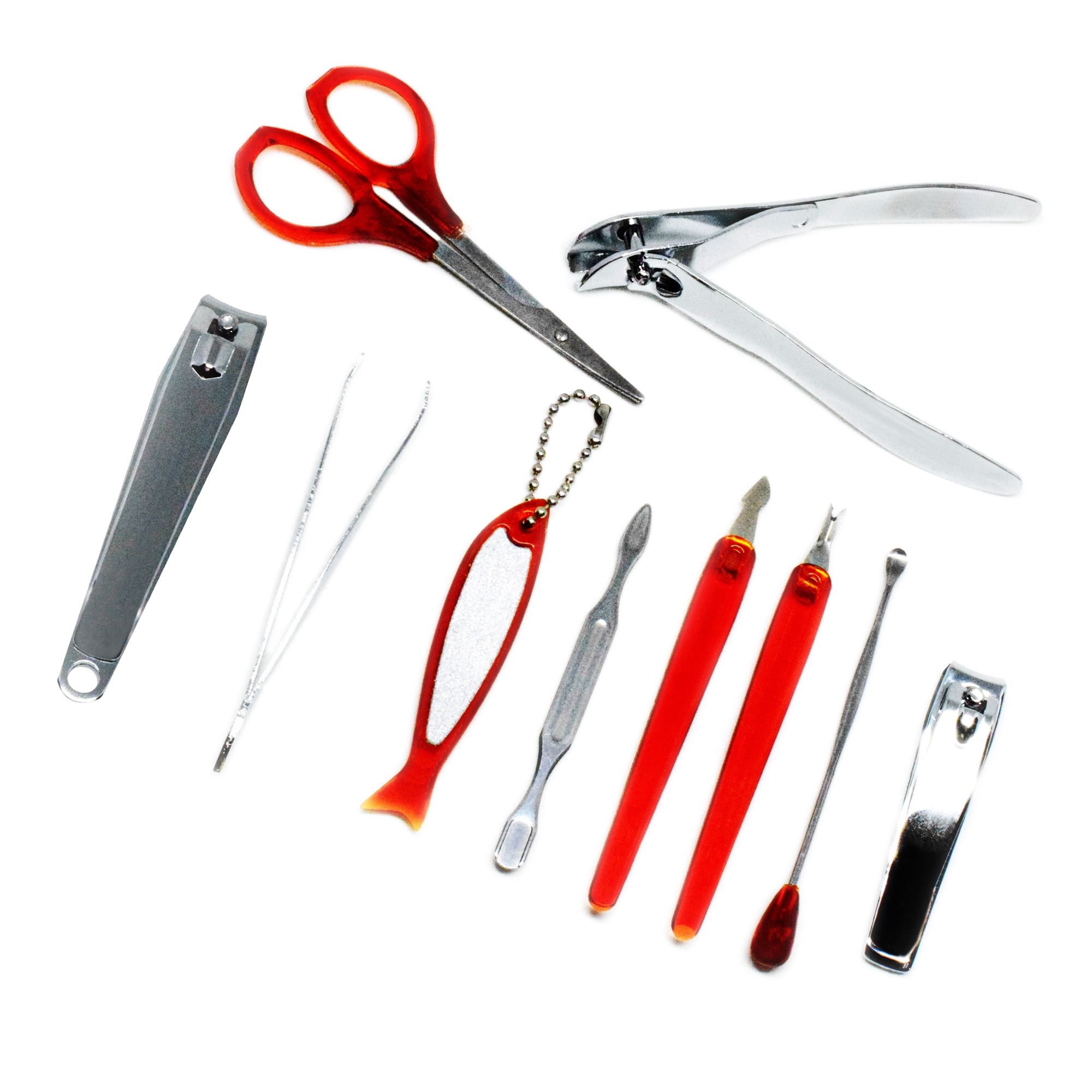 Smart Essentials 10 Piece Manicure set in deluxe folding set - Walmart.com