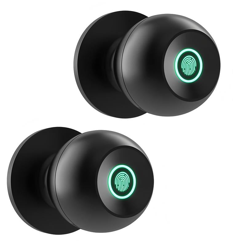 Smart Fingerprint Door Lock, 1 Count Fingerprint Door Handle with Anti ...