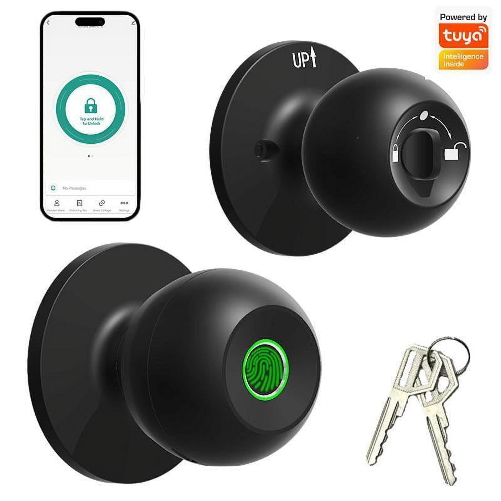 Smart Fingerprint Door Lock, 1pc Smart Lock with Anti-theft Function ...