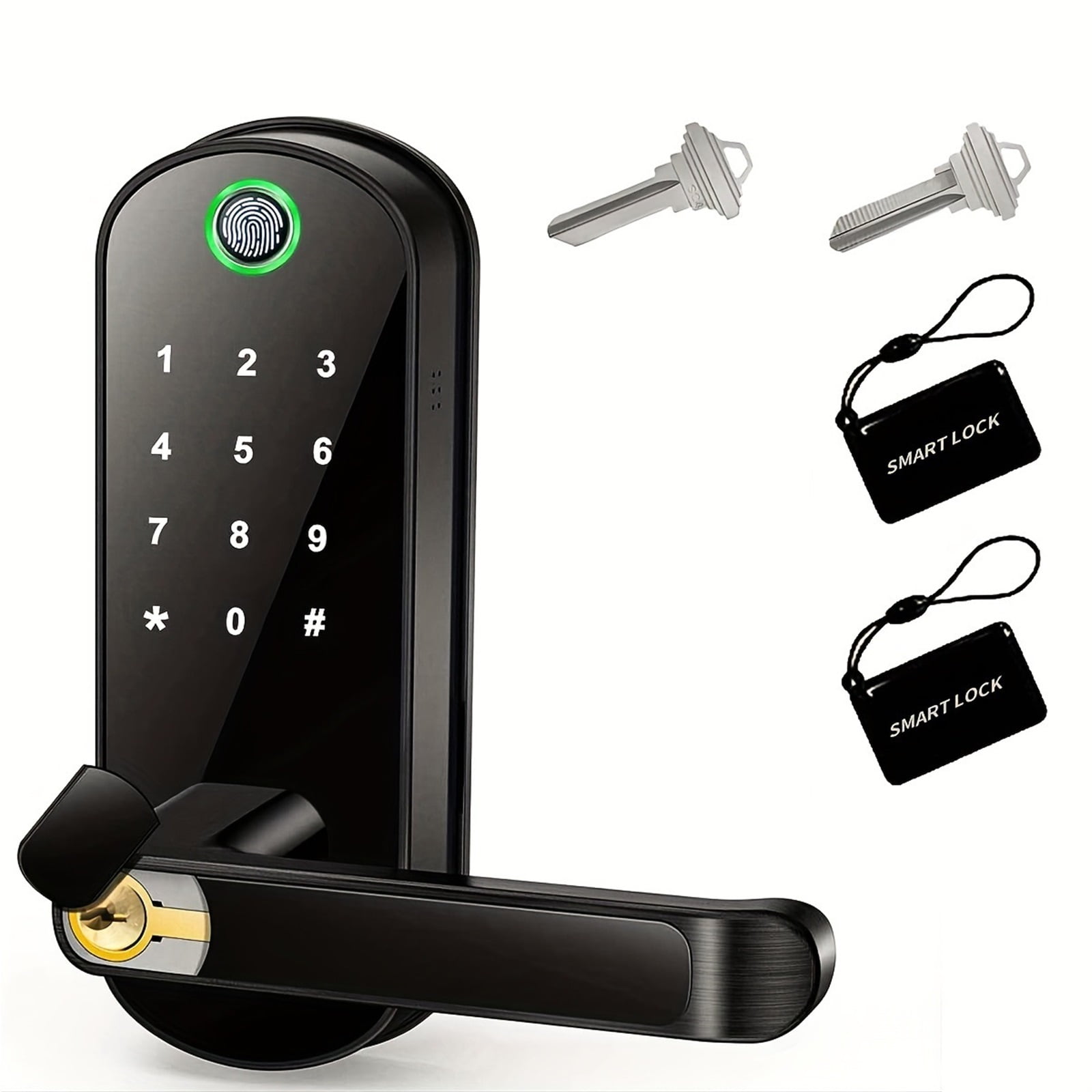 Smart Fingerprint Door Lock App Remote Control Keyless WIFI Digital ...