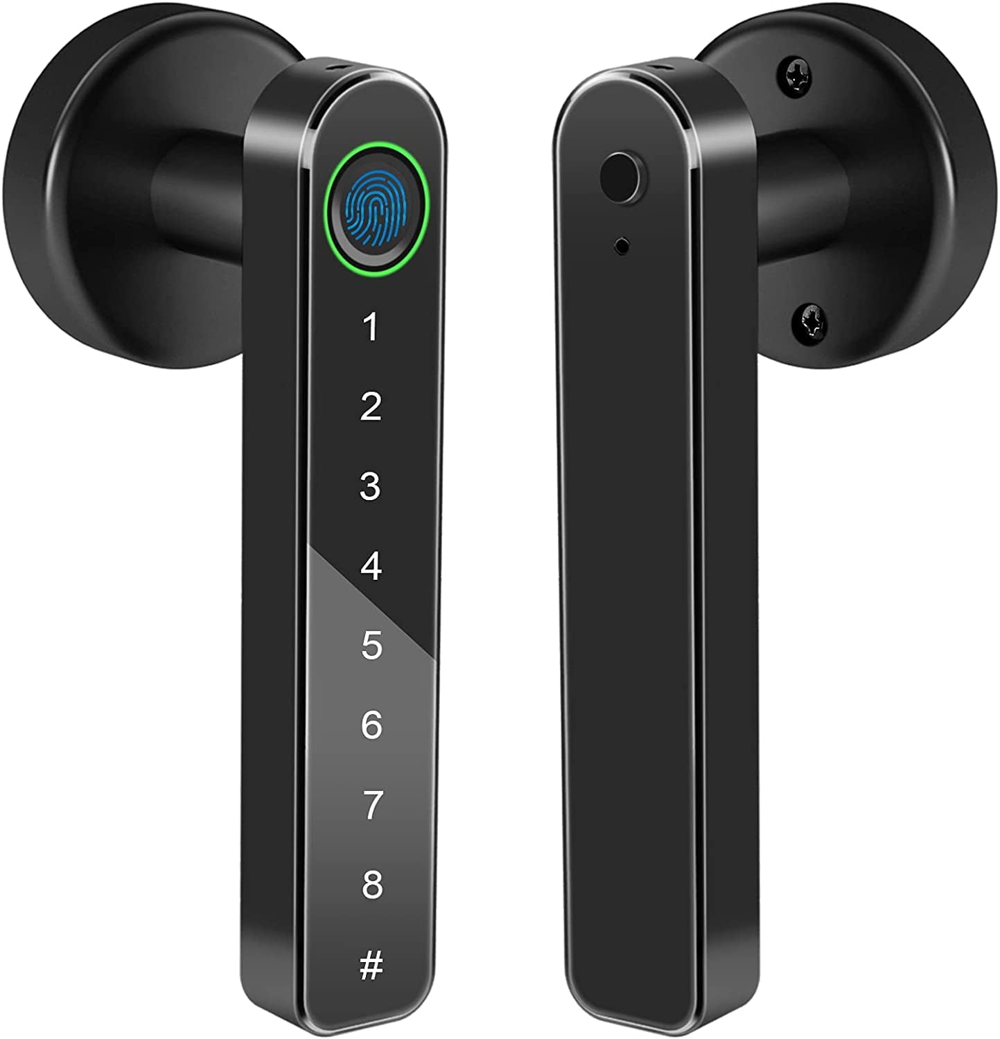 Smart Fingerprint Door Lock,Biometric Keyless Entry Door Lock, Deadbolt ...