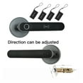 Smart Fingerprint Door Lock Handle for Home House Apartment With Key ...