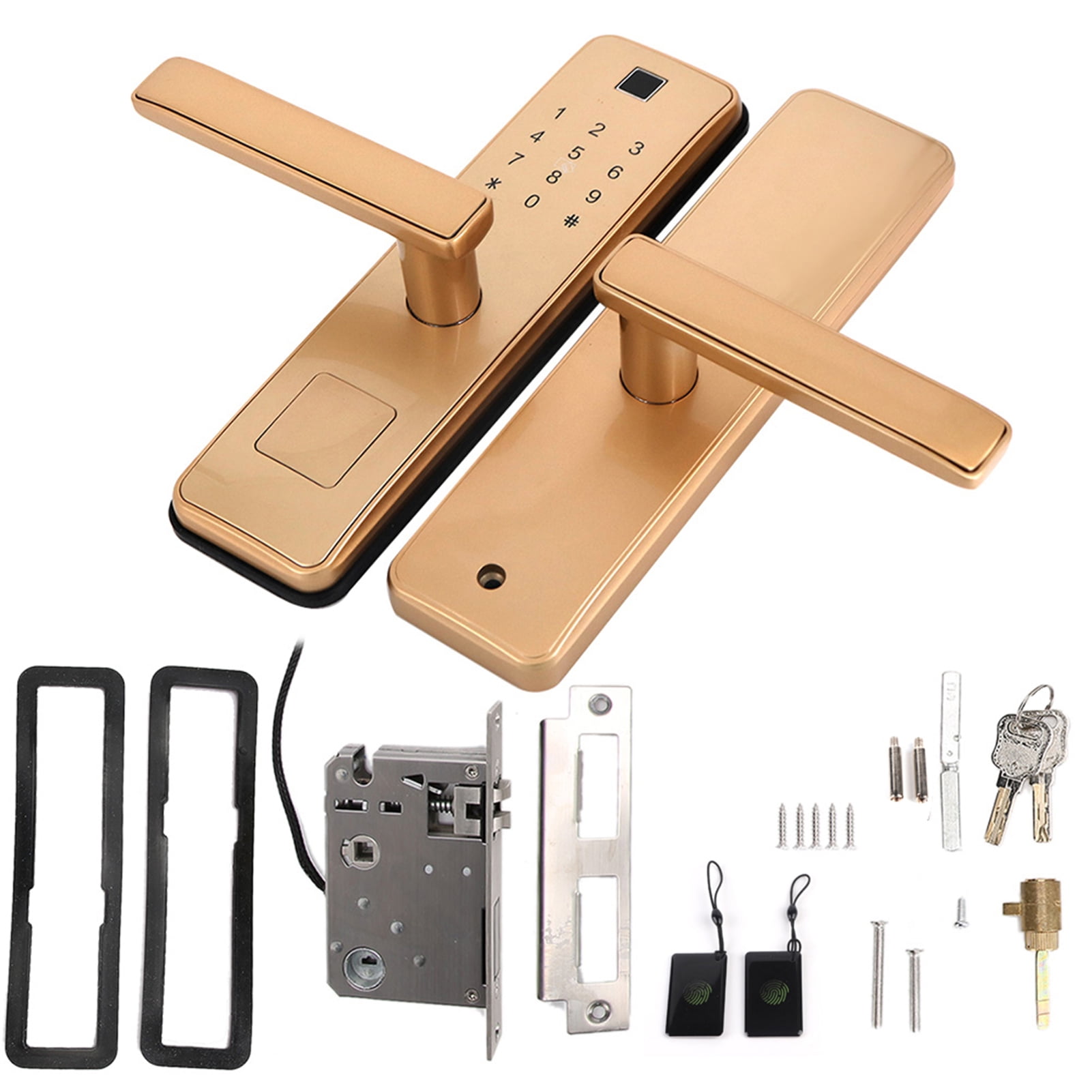 Smart Fingerprint Door Lock with IC Card and Password, Anti-Theft Home ...