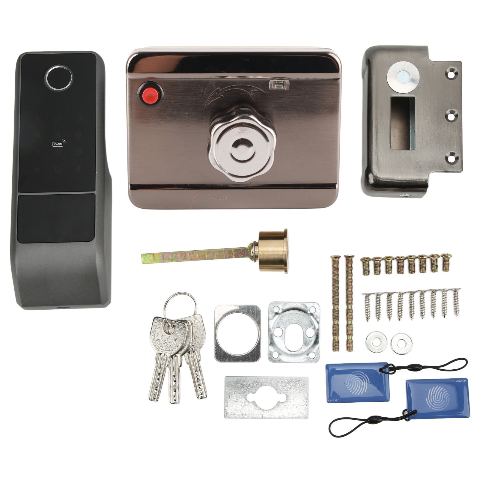 Smart Fingerprint Door Lock, Keyless Entry System with Magnetic Card ...