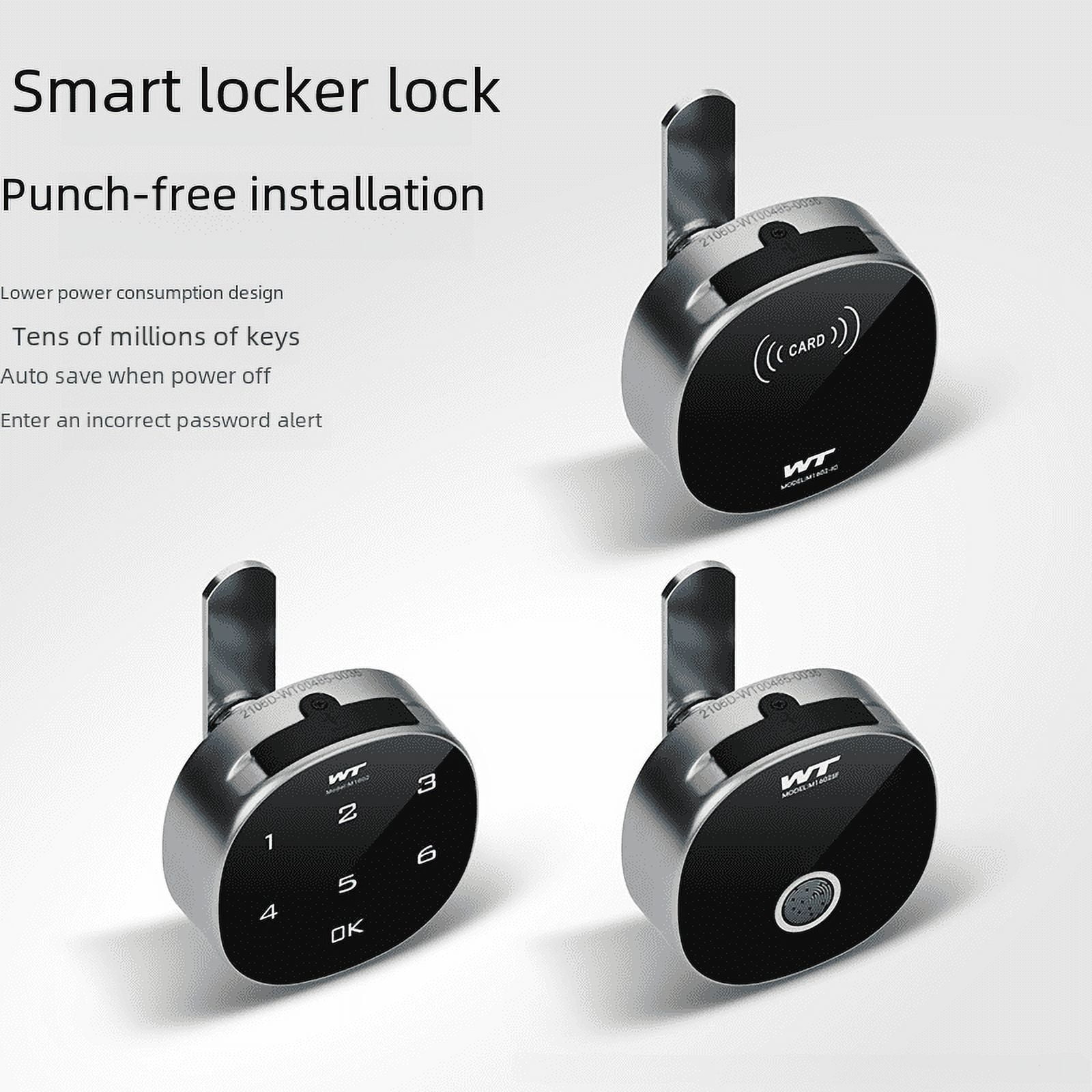 Smart Fingerprint Drawer Lock Bluetooth Password Lock File Cabinet Lock ...