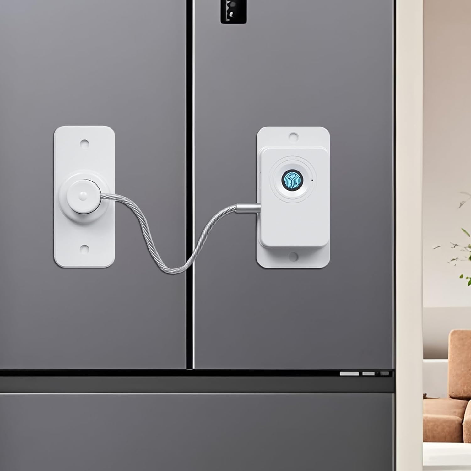 Smart Fingerprint Fridge Lock - Child Proof Cabinet Locks and ...