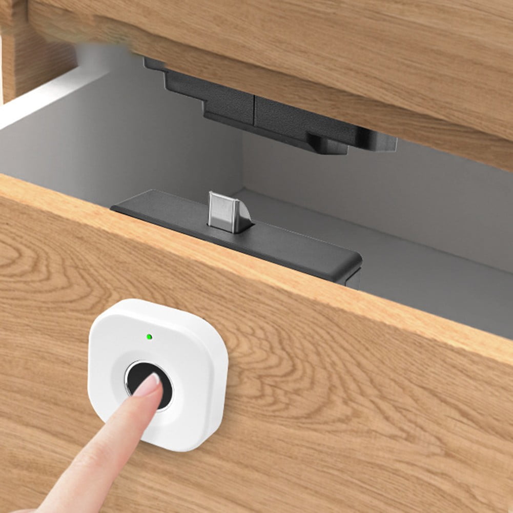 Smart Fingerprint Lock Drawer Lock Handle Cabinet Lock Shoe Cabinet ...