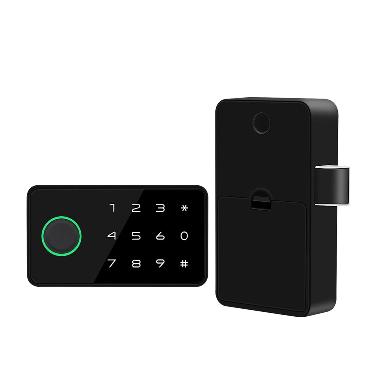 Smart Fingerprint No Punch Cam Lock Cabinet Door Filing Mail Box ...