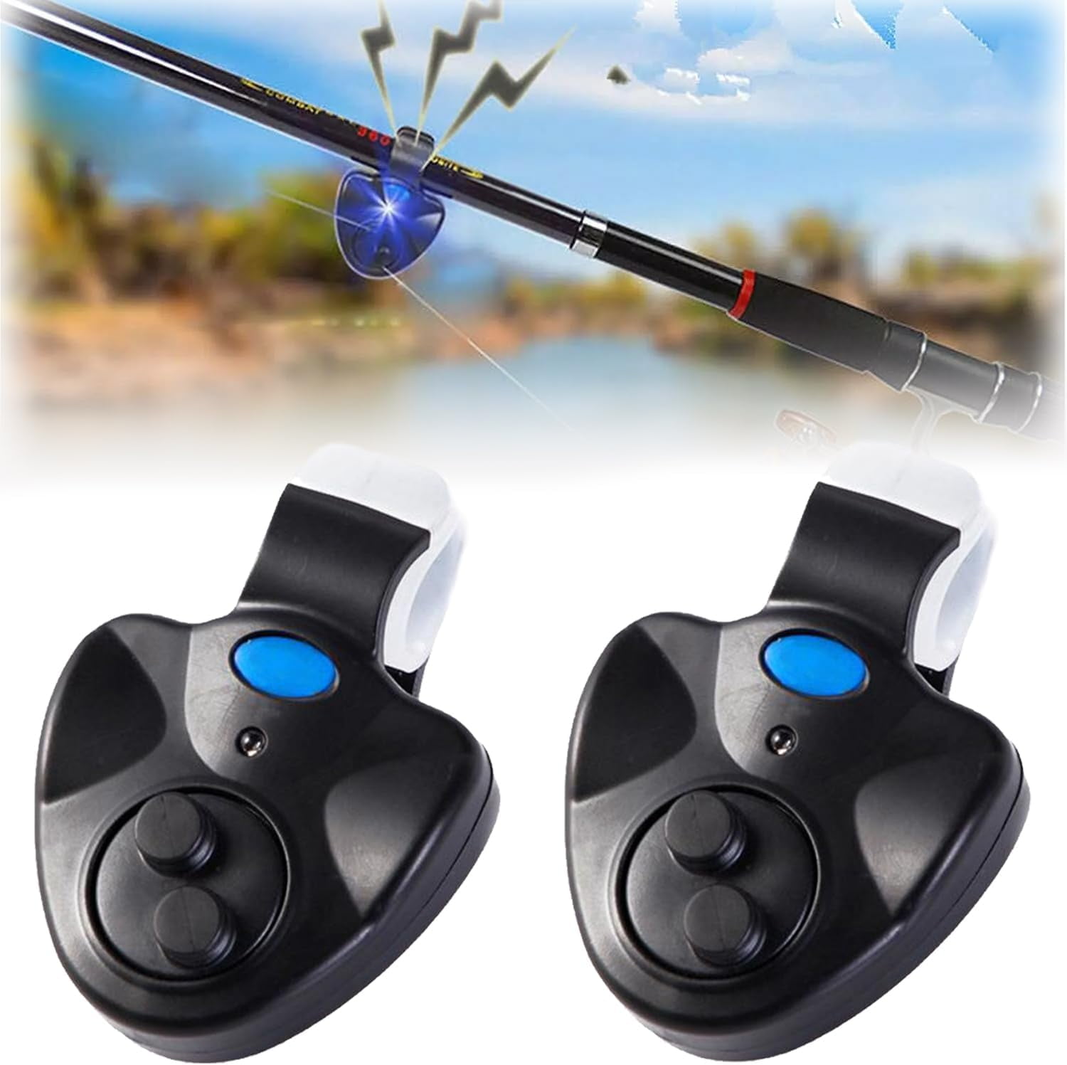 Smart Fish Bite Alarm, Fishing Bite Alarm for Fishing Poles, Fishing ...